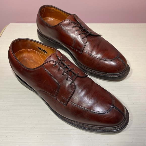 Allen Edmonds | Shoes | Allen Edmonds Mens 95 D Brown Leather Split Toe ...